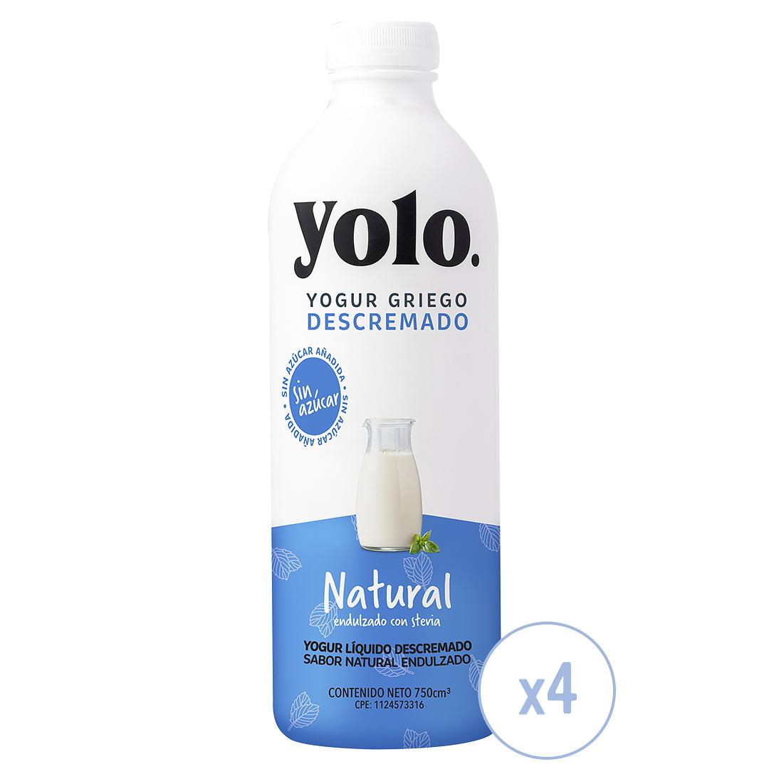 YOLO - YOGUR GRIEGO LIQUIDO NATURAL 750mL - Productosyolo